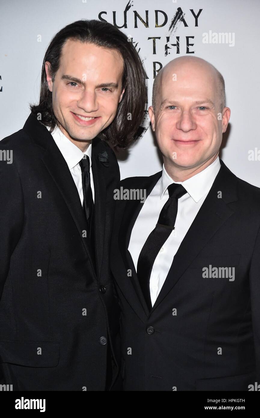 New York, NY, USA. 23rd Feb, 2017. Jordan Roth, Richie Jackson in ...