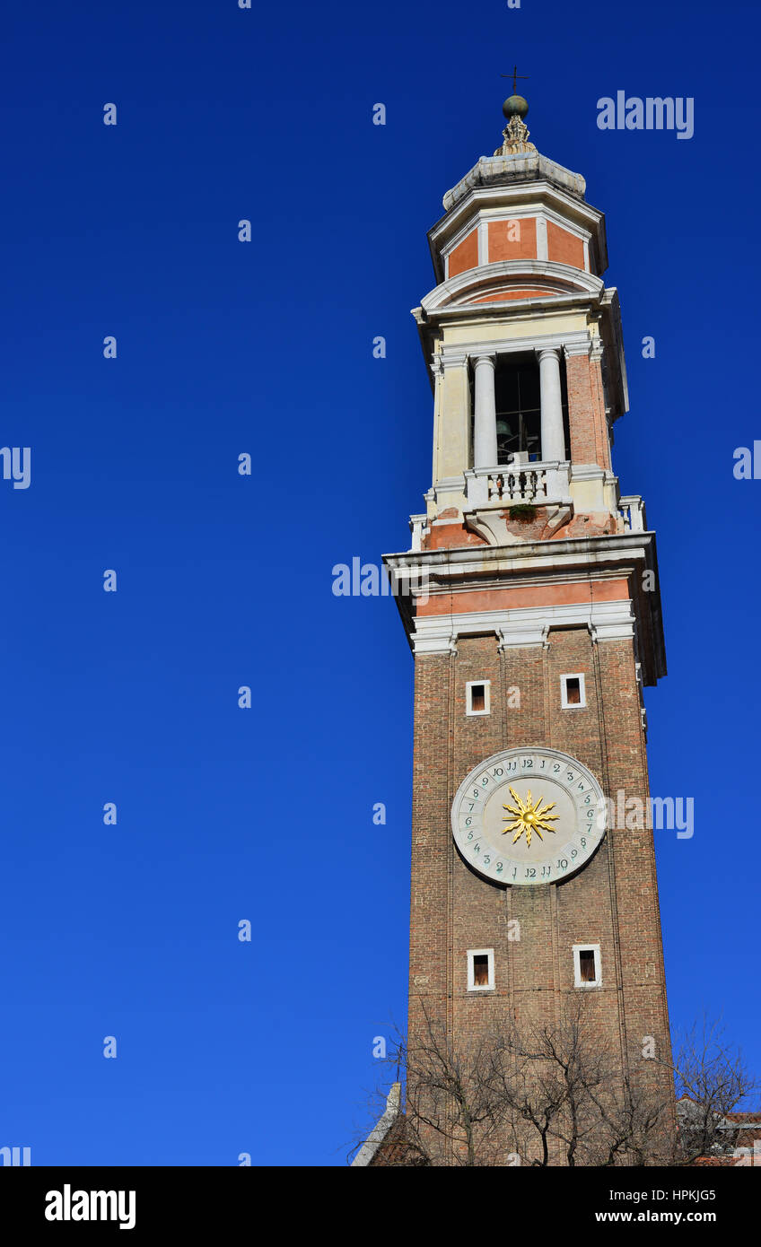 Bell tower clock golden hi-res stock photography and images - Alamy