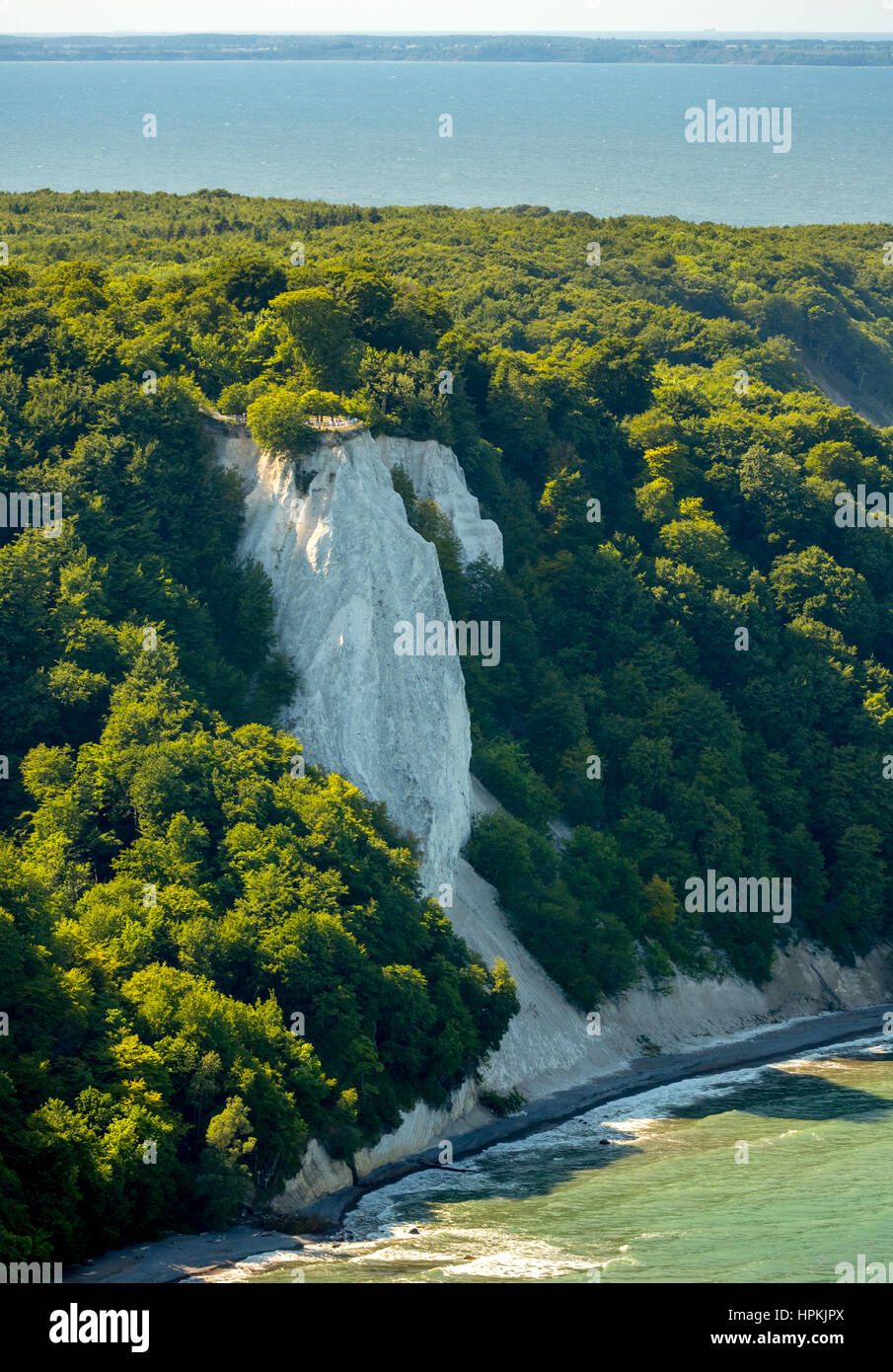 Cretaceous coast at Sassnitz in national park Jasmund, Königsstuhl ...