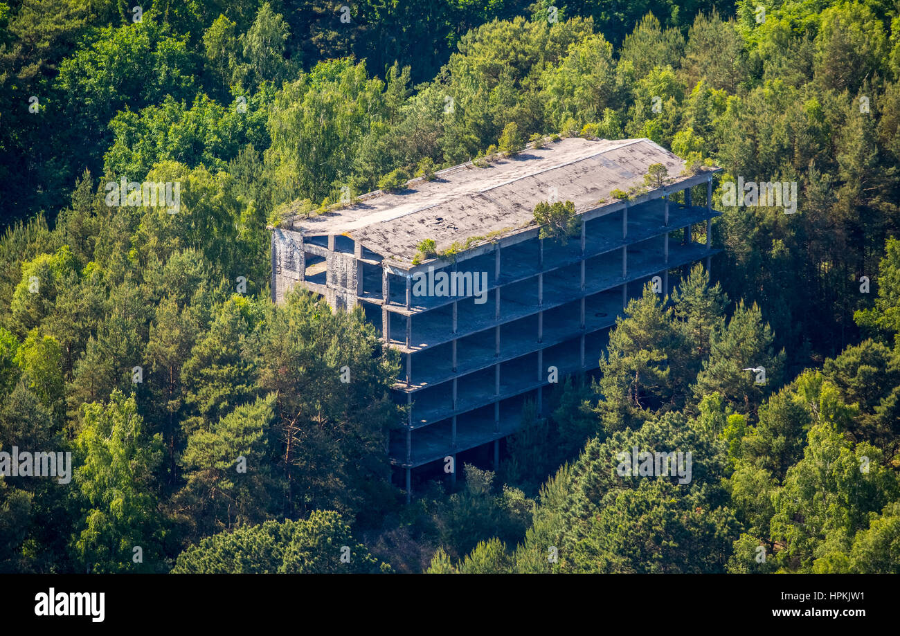 KDF Bad Prora, former resort of the Nazi Kraft durch Freude, coast with ...
