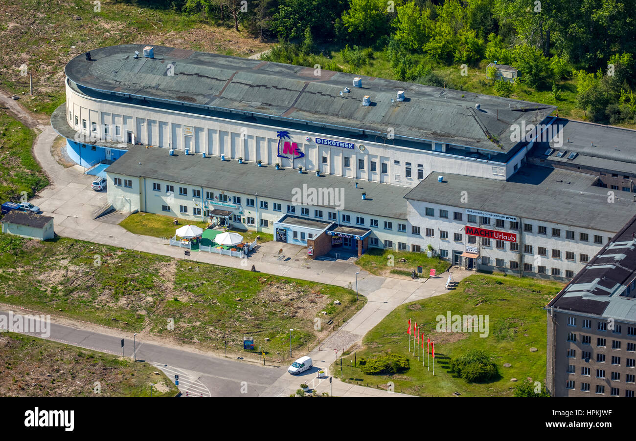 KDF Bad Prora, former resort of the Nazi Kraft durch Freude, coast with ...