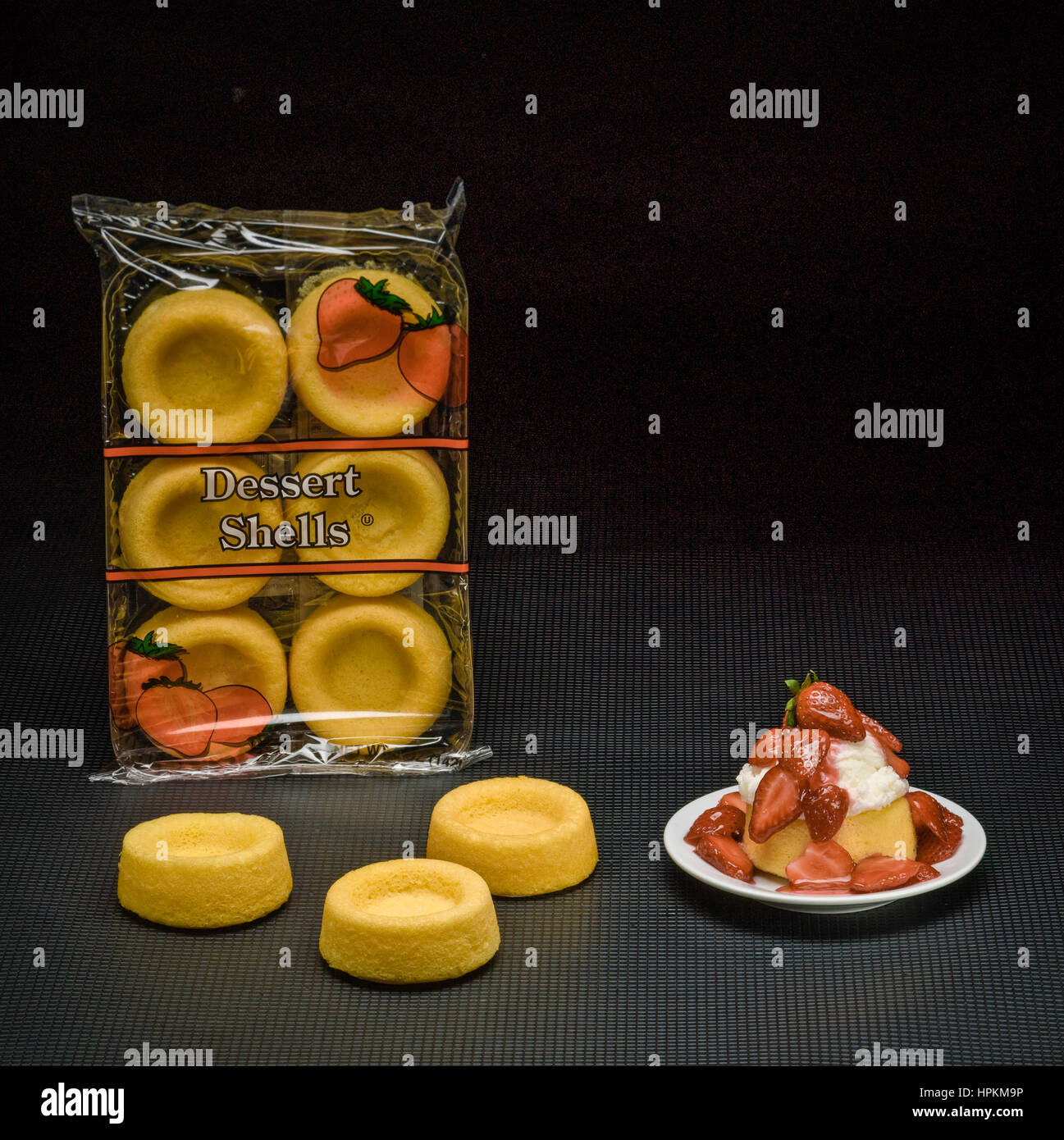 Bakery, baked goods. Lady Fingers, dessert shells, packaging Stock ...