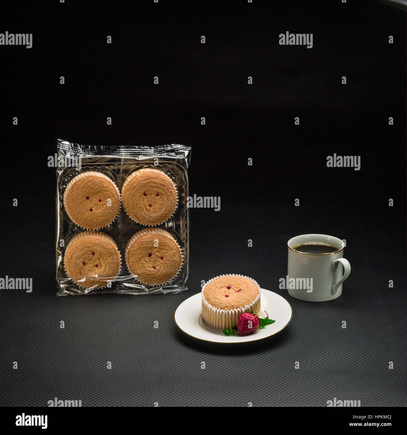 Bakery, baked goods. Lady Fingers, dessert shells, packaging Stock ...