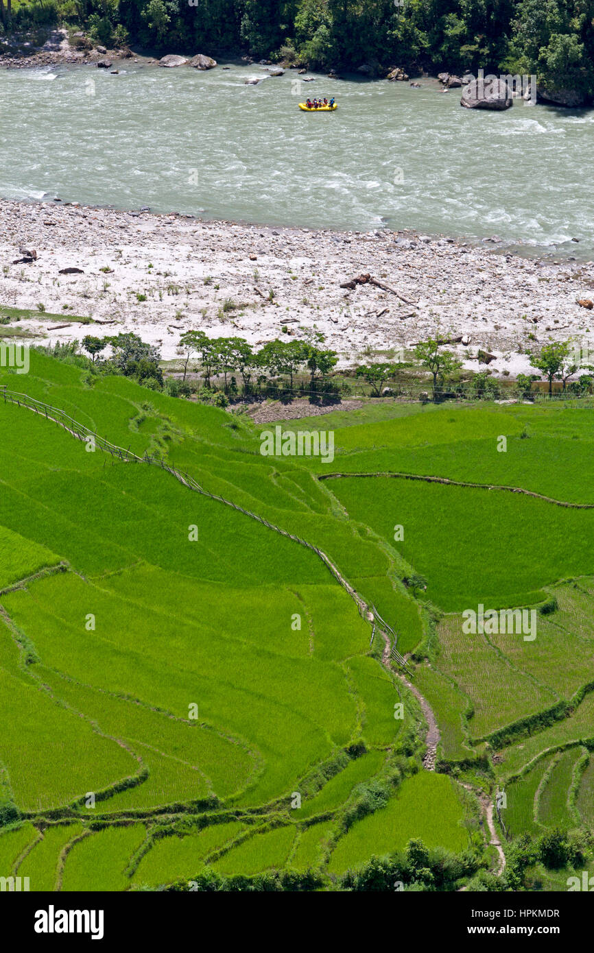 Mo chhu raft hi-res stock photography and images - Alamy