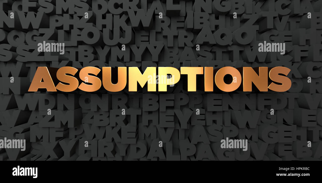 Assumptions background hi-res stock photography and images - Alamy