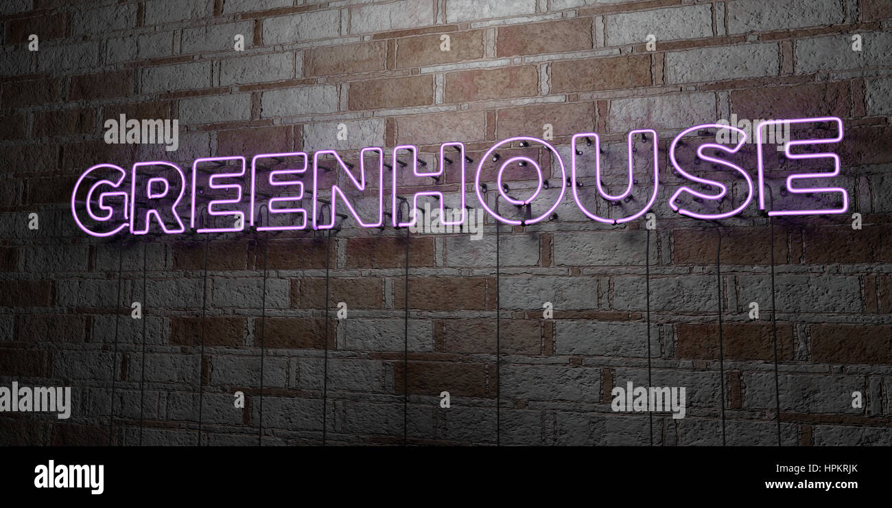 Greenhouse glowing neon sign hi-res stock photography and images - Alamy