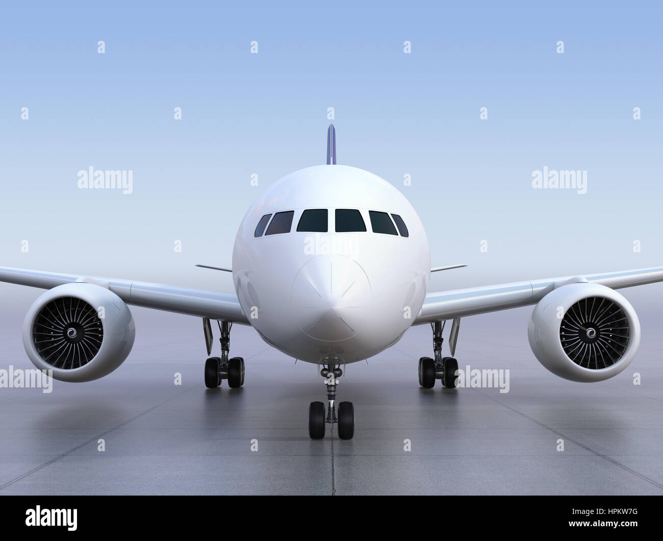 Airplane Seat Front View