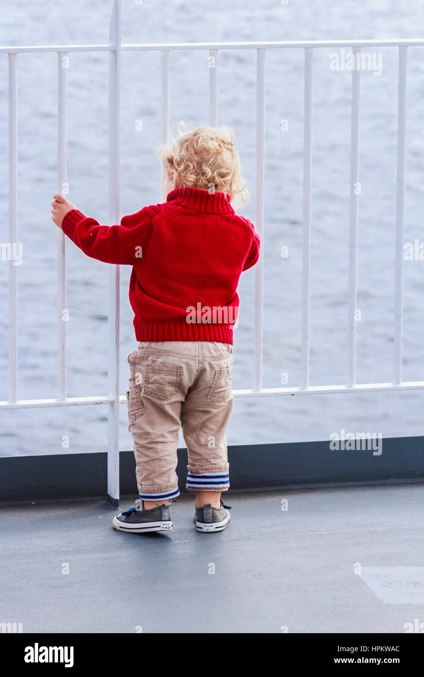 Hold onto railing hi-res stock photography and images - Alamy