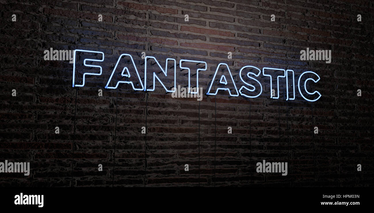 Fantastic realistic neon sign hi-res stock photography and images - Alamy