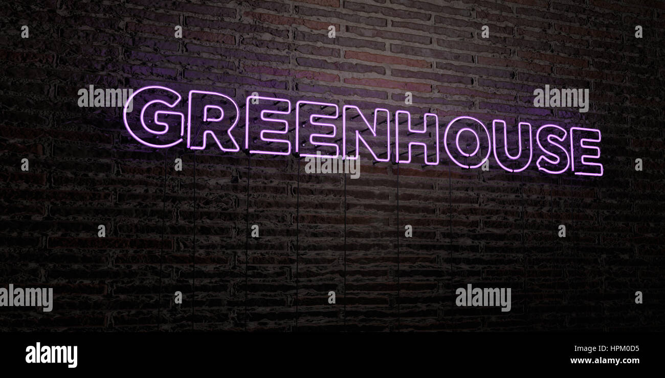 Greenhouse glowing neon sign hi-res stock photography and images - Alamy