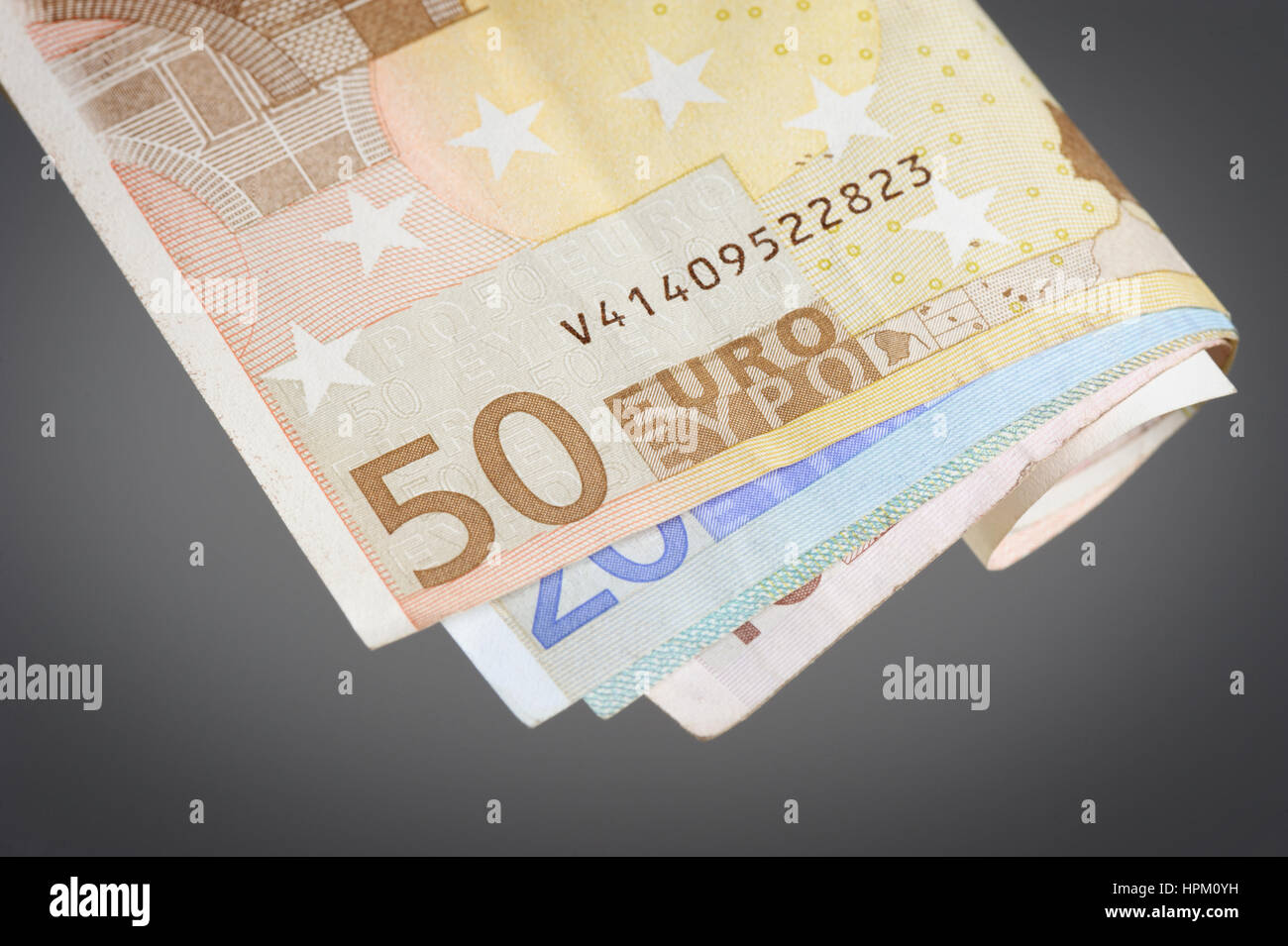 European currency money, euro bank notes, financial concept Stock Photo ...