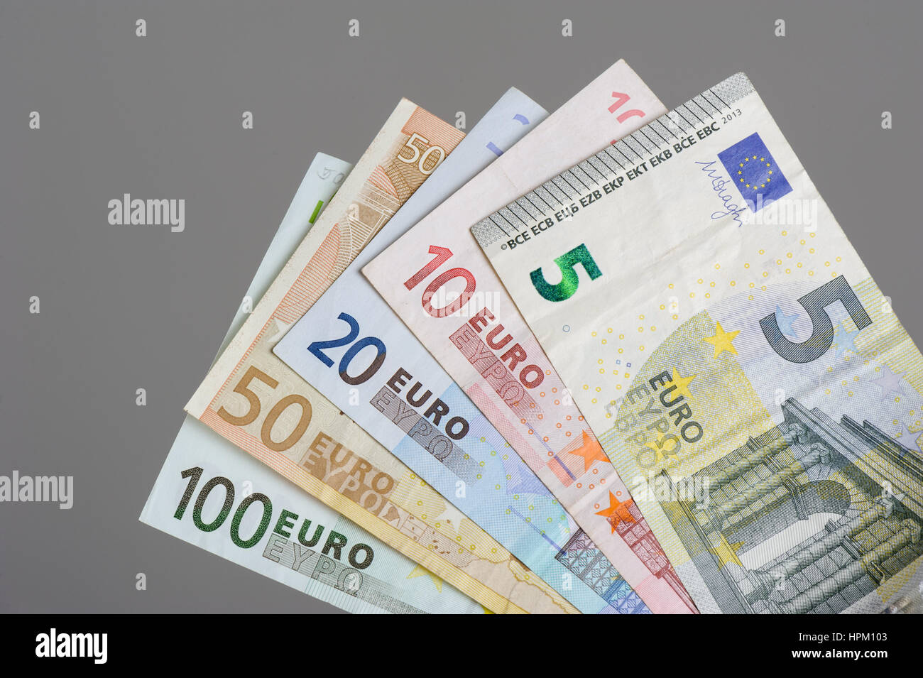 European currency money, euro bank notes, financial concept Stock Photo ...