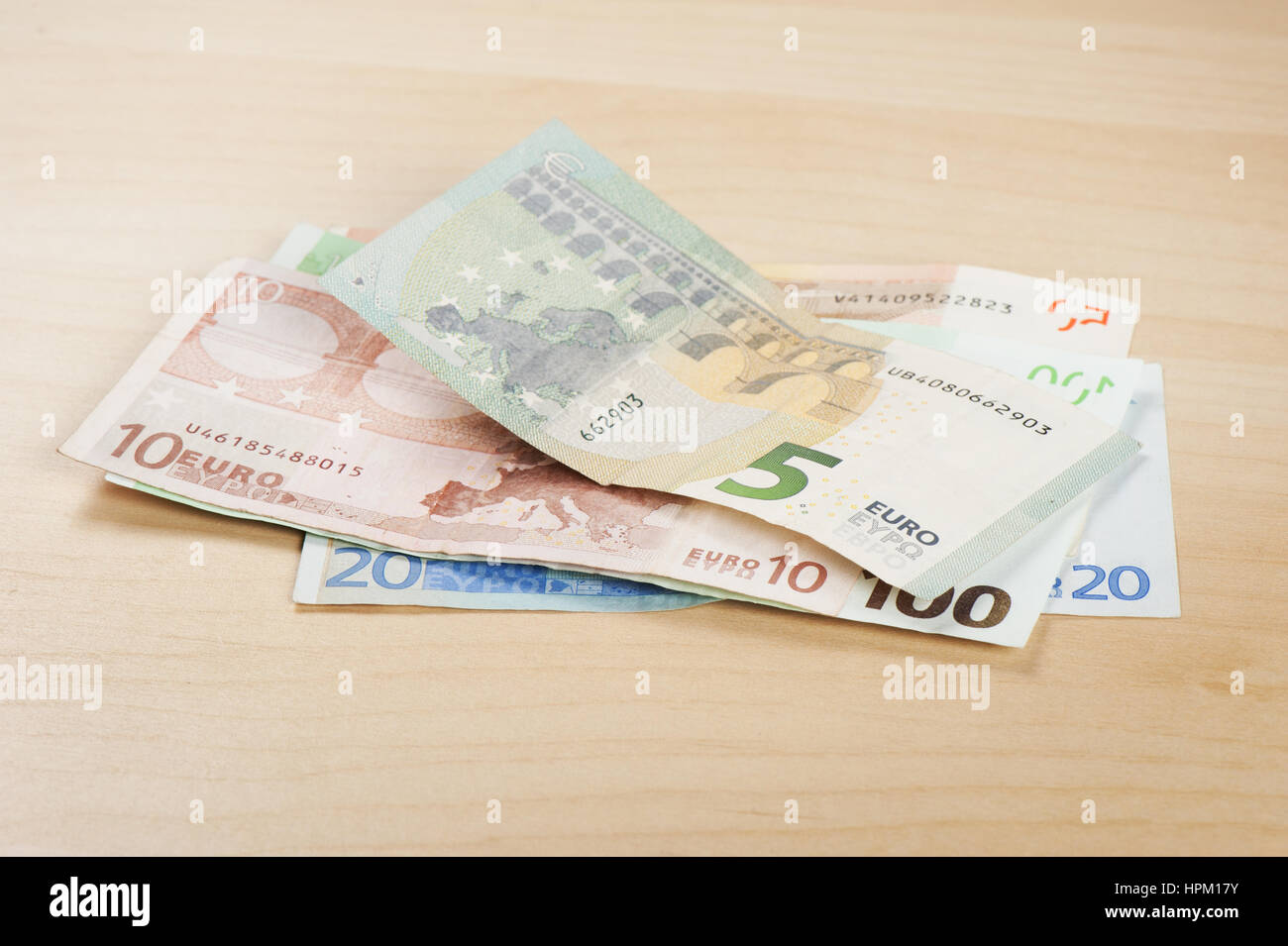 European currency money, euro bank notes, financial concept Stock Photo ...
