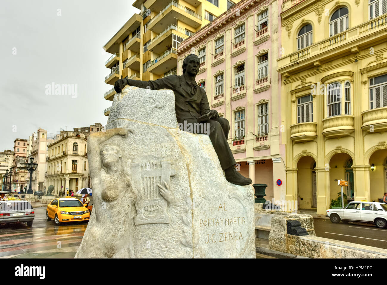 Juan Clemente Zenea Monument, erected at the beginning of El Prado de ...