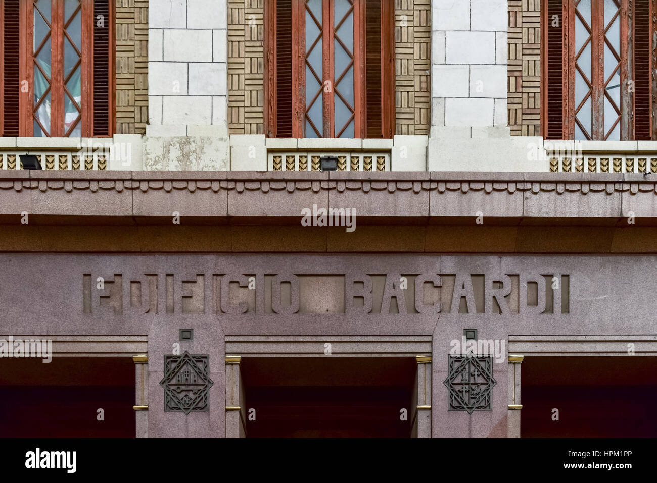 Havana, Cuba - January 7, 2017: The Art Deco Bacardi Building (Edificio ...