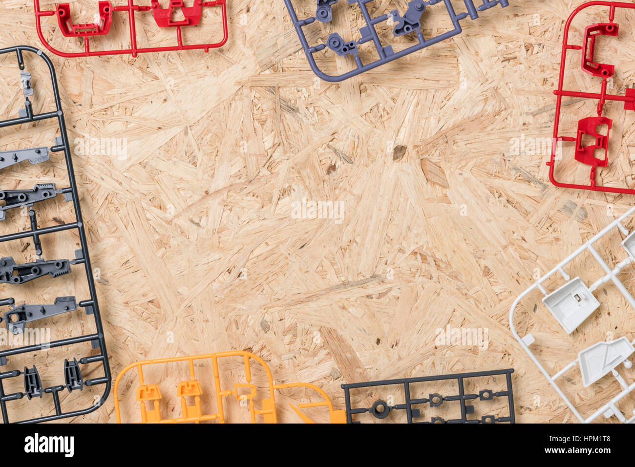 Hobby background, assembling the plastic model kits Stock Photo - Alamy