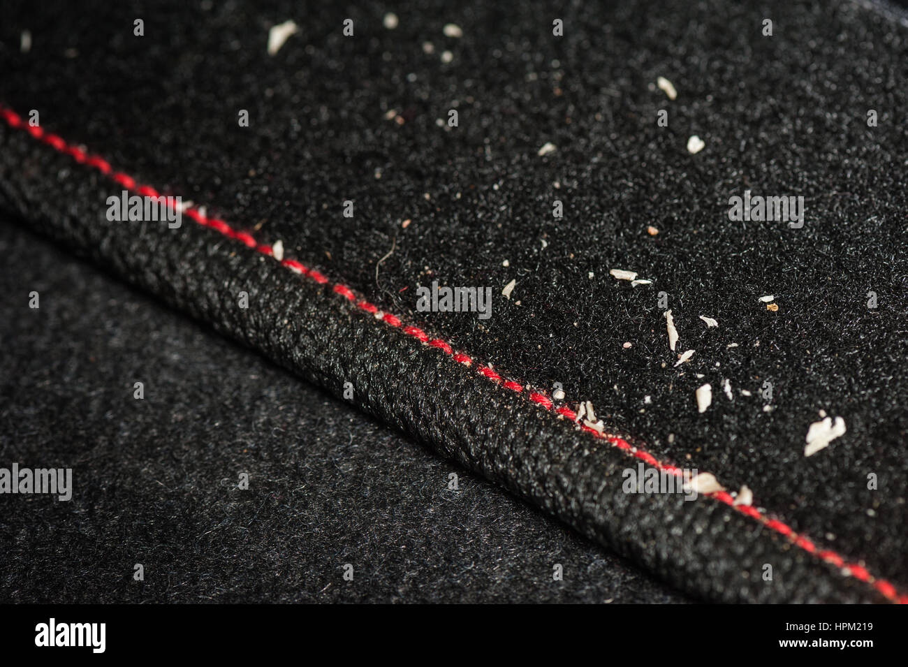 closeup dust on the carpet of car, cleaning the car Stock Photo - Alamy