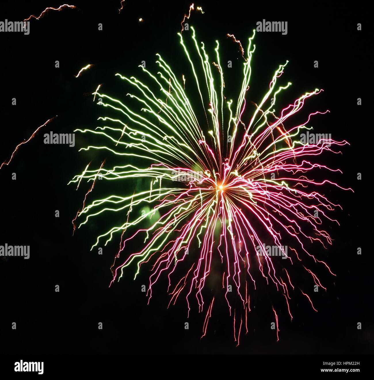 Fire Works For Canada Day In Cranbrook, BC Stock Photo - Alamy
