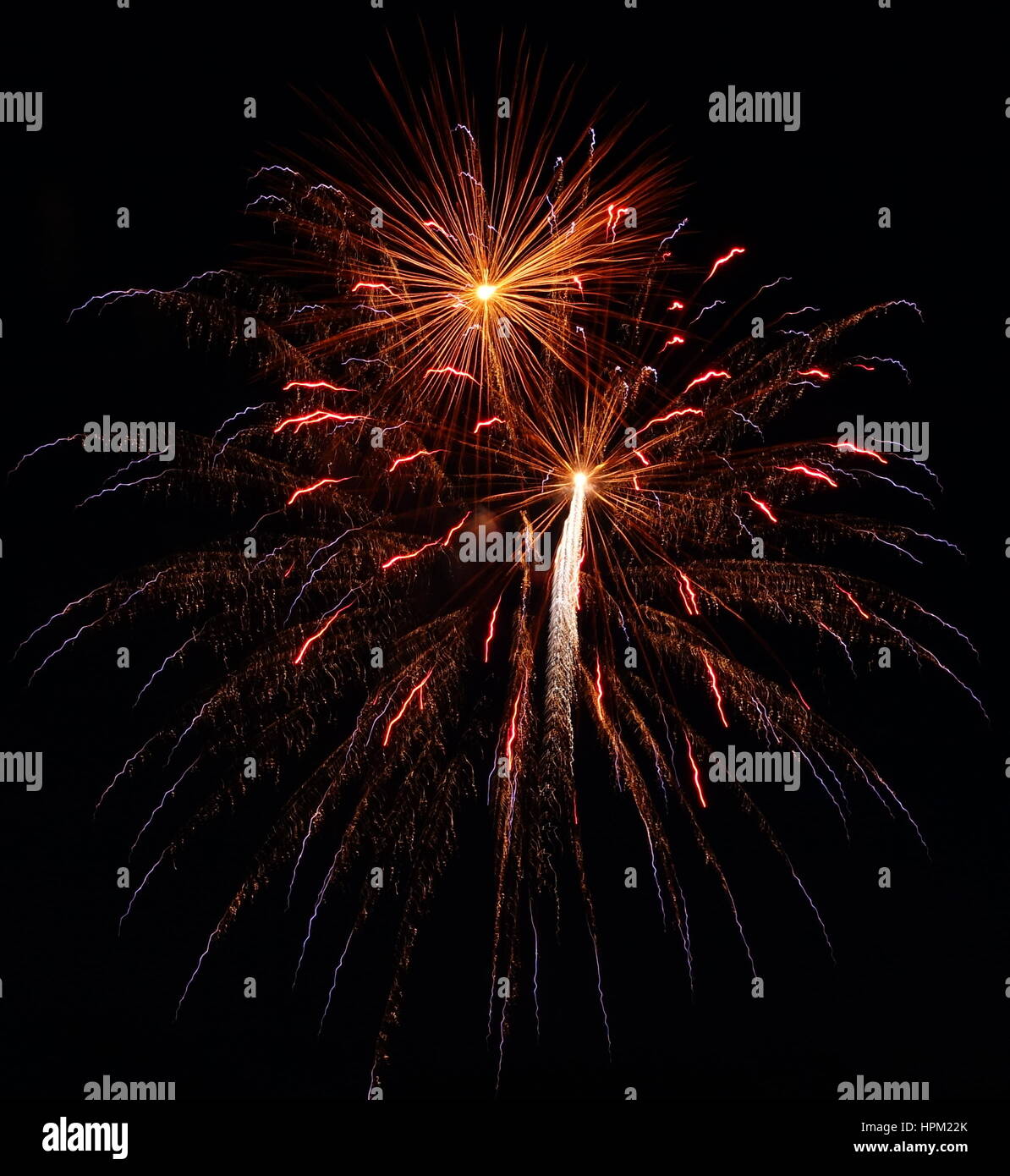 Fire Works For Canada Day In Cranbrook, BC Stock Photo - Alamy