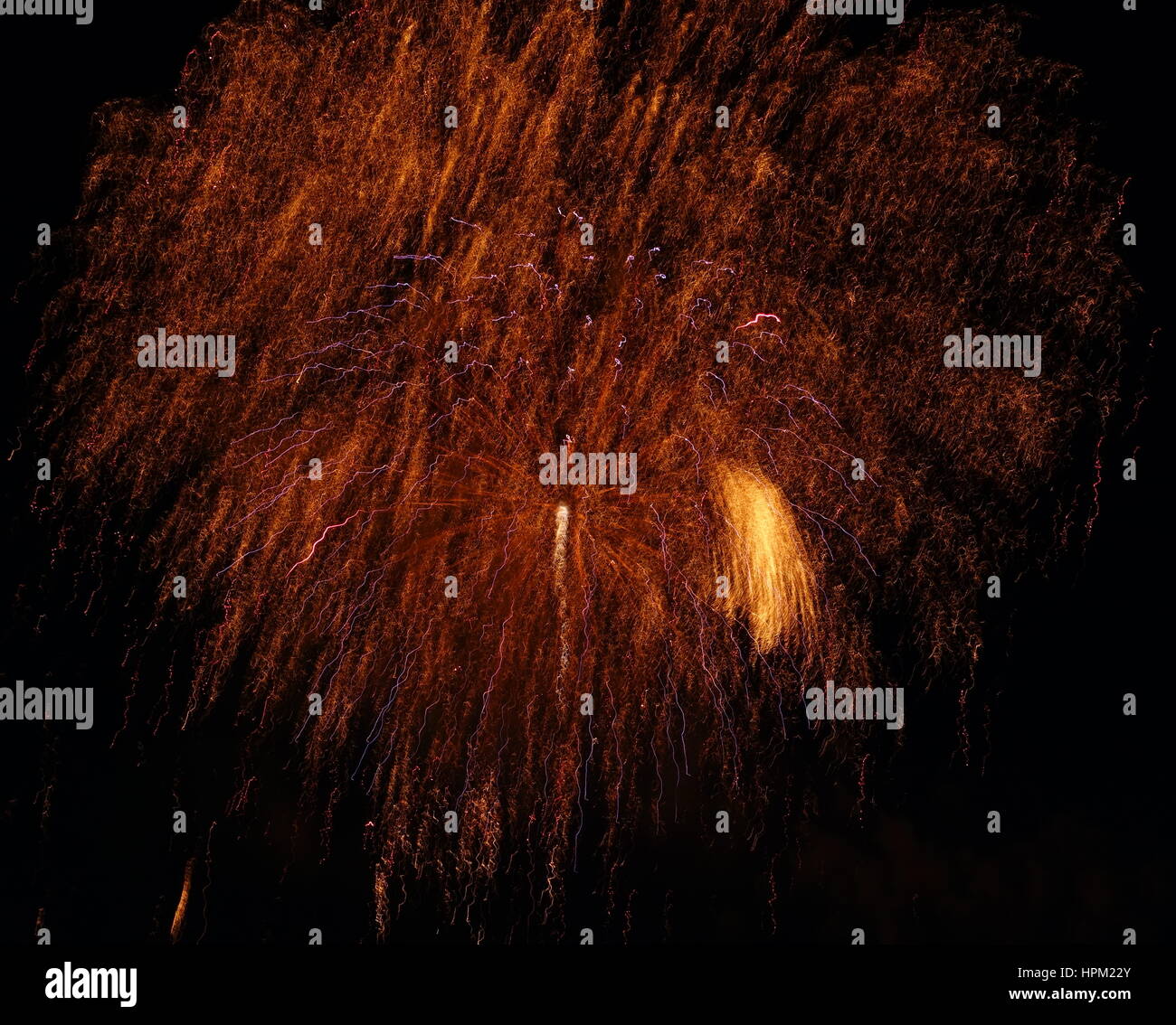 Fire Works For Canada Day In Cranbrook, BC Stock Photo - Alamy