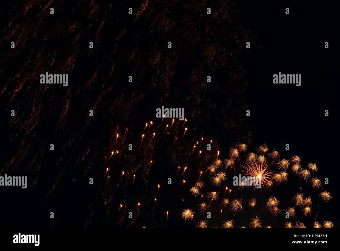 Fire Works For Canada Day In Cranbrook, BC Stock Photo - Alamy
