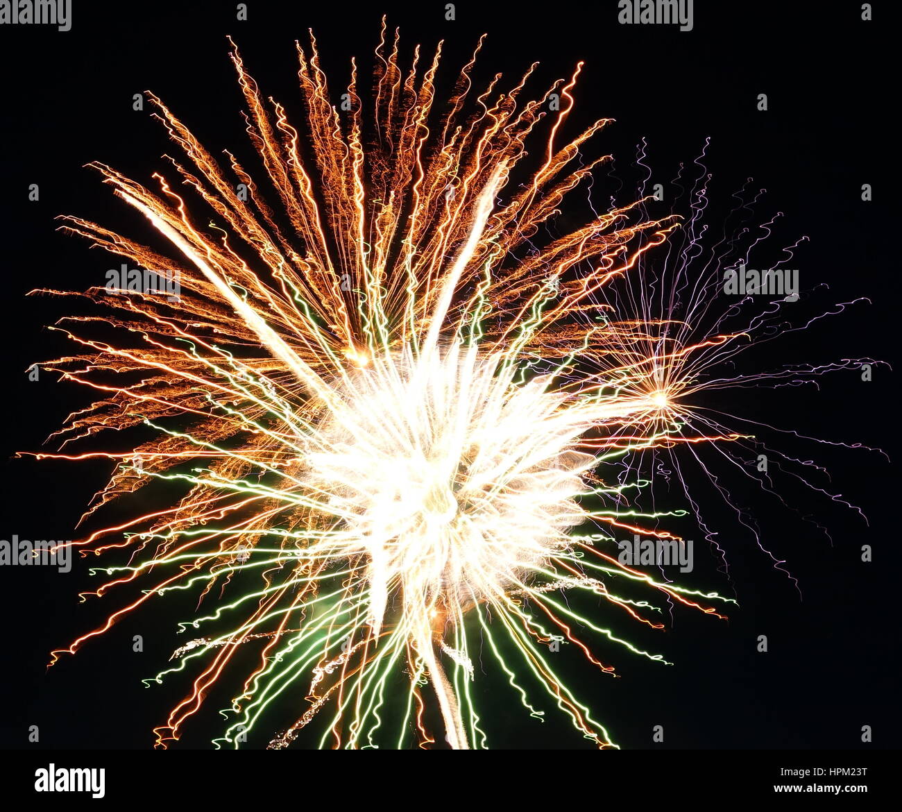 Fire Works For Canada Day In Cranbrook, BC Stock Photo - Alamy