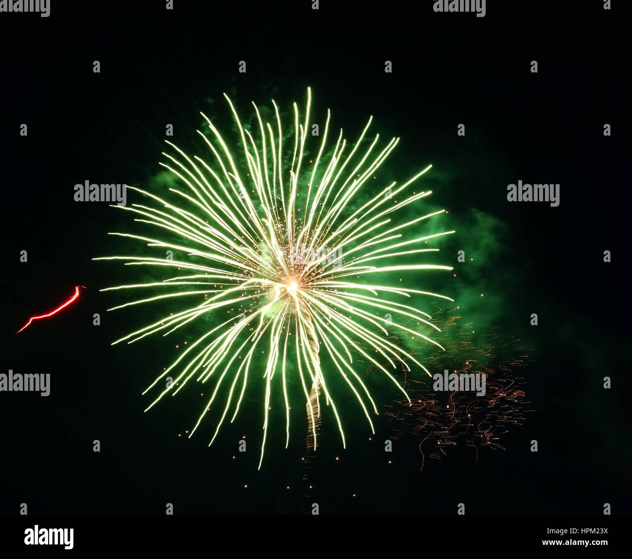 Fire Works For Canada Day In Cranbrook, BC Stock Photo - Alamy