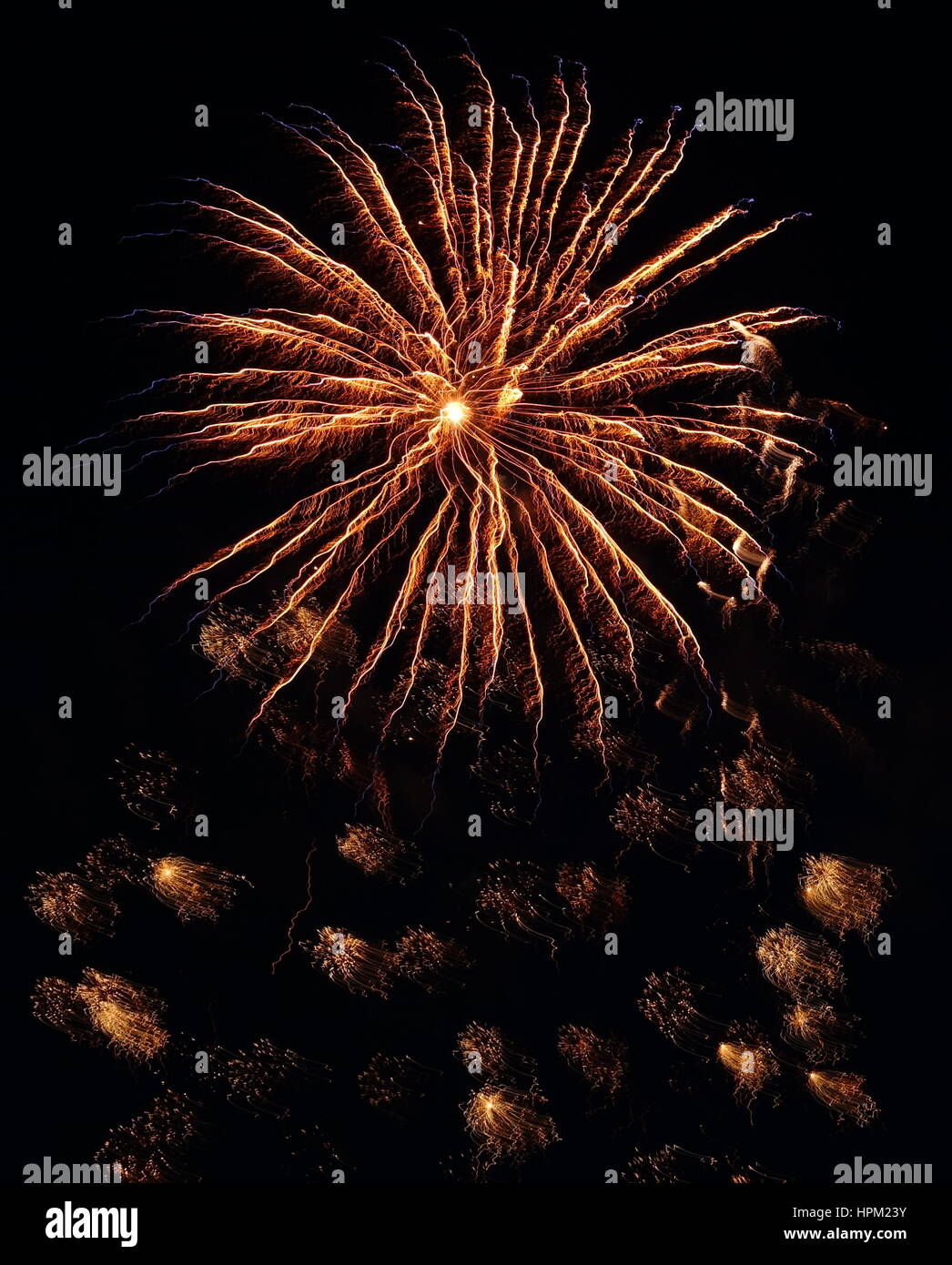 Fire Works For Canada Day In Cranbrook, BC Stock Photo - Alamy
