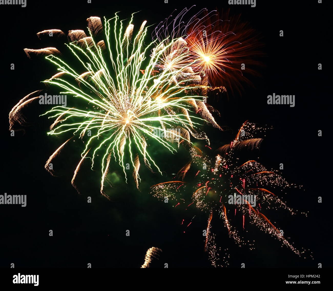 Fire Works For Canada Day In Cranbrook, BC Stock Photo - Alamy