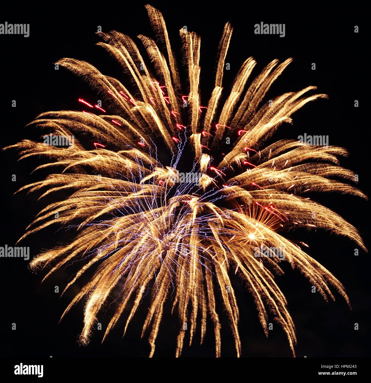 Fire Works For Canada Day In Cranbrook, BC Stock Photo - Alamy