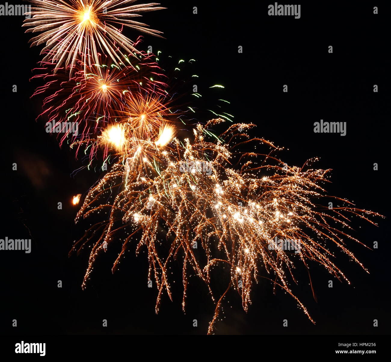 Fire Works For Canada Day In Cranbrook, BC Stock Photo - Alamy