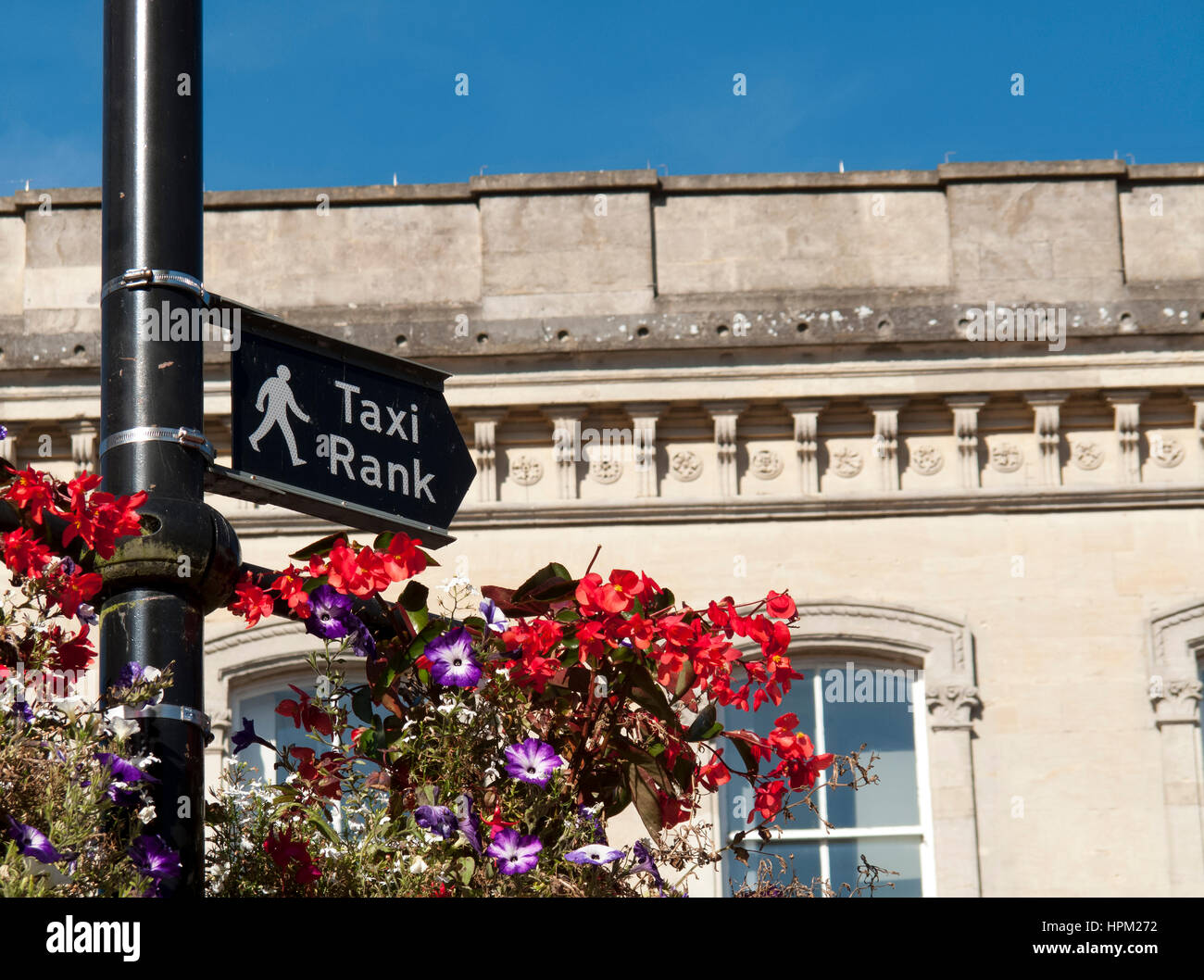 Taxi rank sign Stock Photo - Alamy