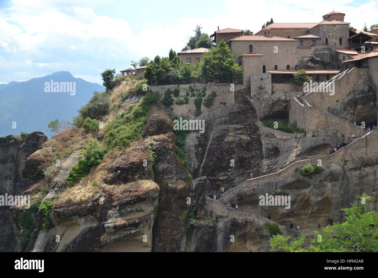 Meteora is formation of immense monolithic pillars and hills-like huge ...