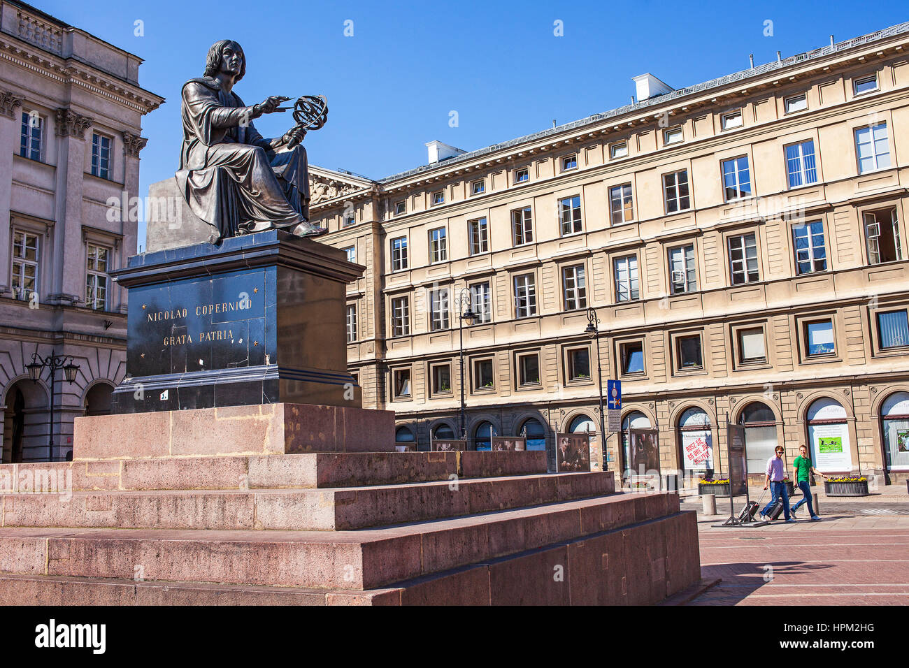 Nicolaus Copernicus Monument, in Krakowskie Przedmiescie street, Warsaw ...