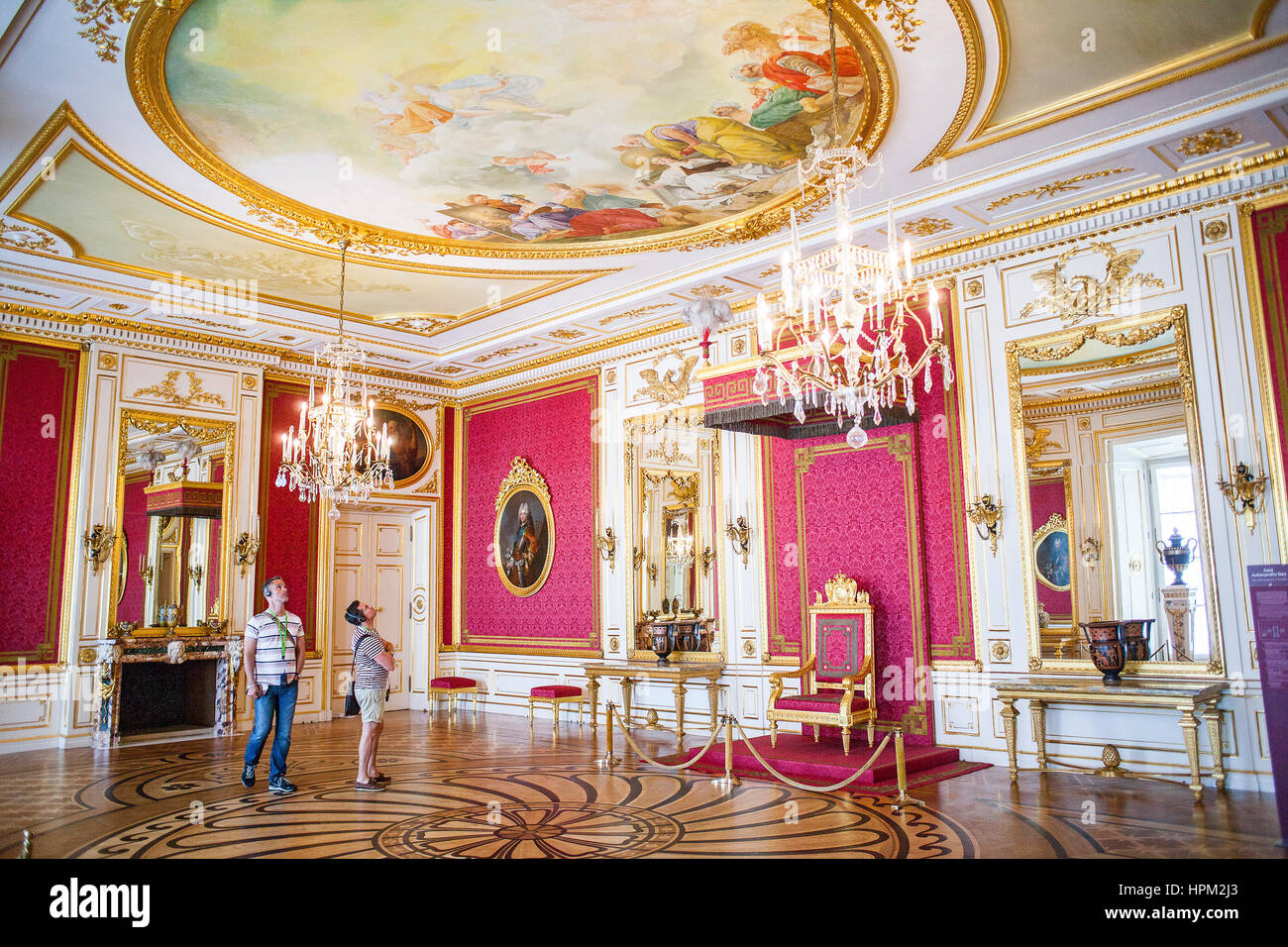 Royal Castle, interior,Warsaw, Poland Stock Photo - Alamy