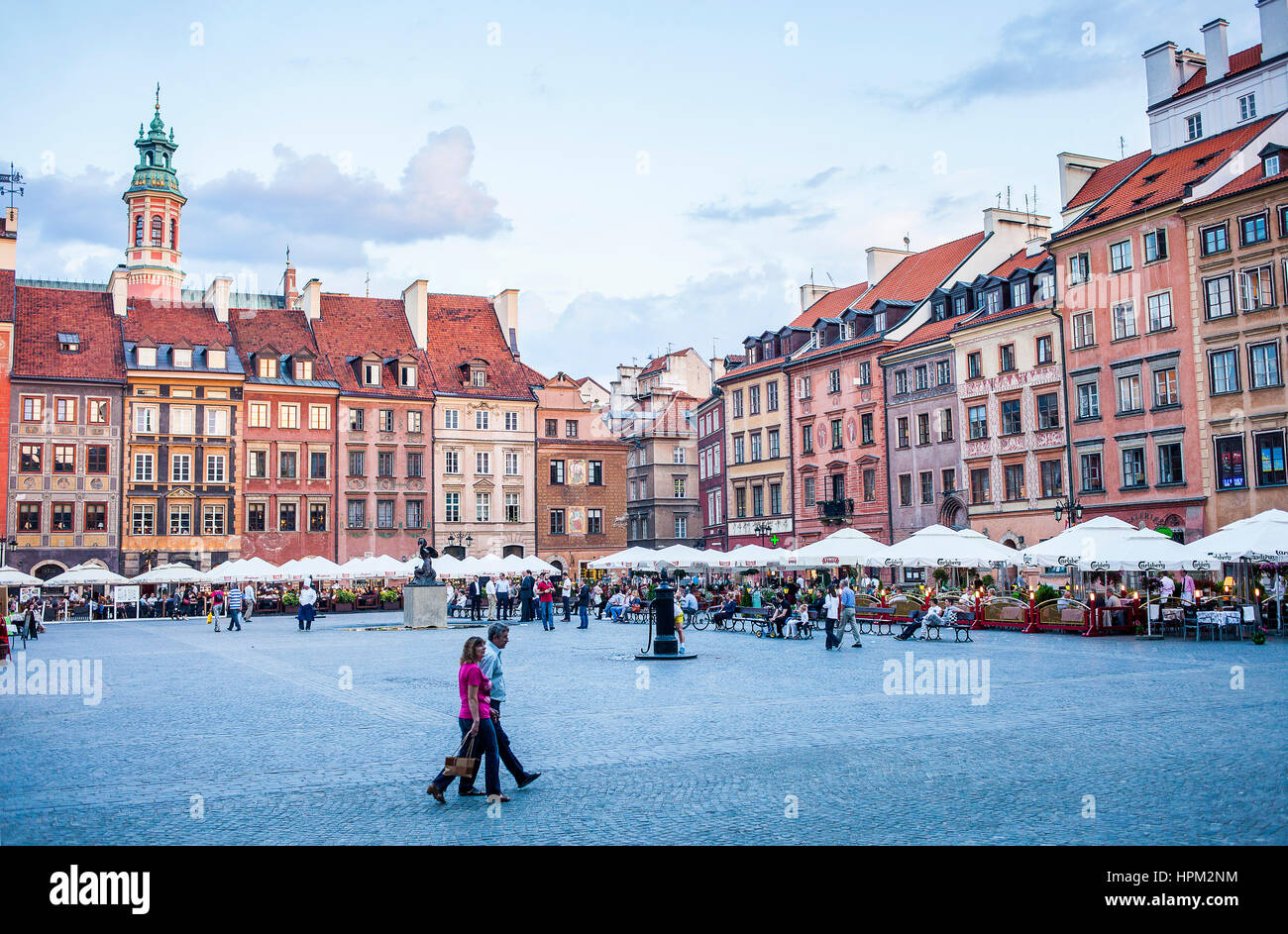 Old Town square, Rynek Starego Miasta, Warsaw, Poland Stock Photo - Alamy