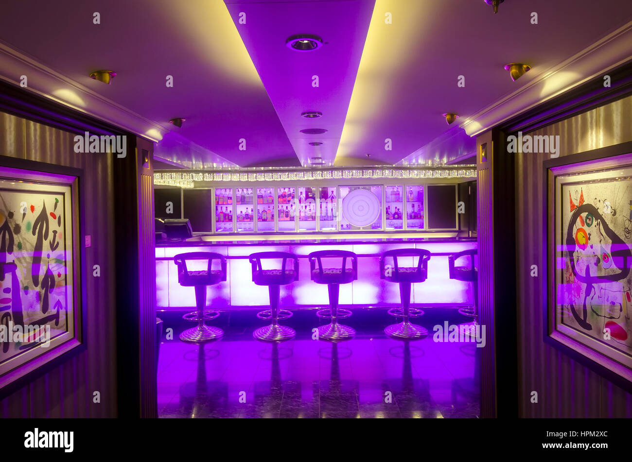 Cruise Ship Interior Bar