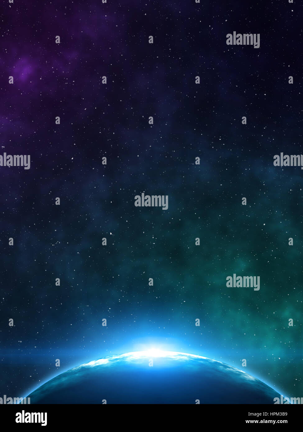Space background. 3D rendering Stock Photo - Alamy