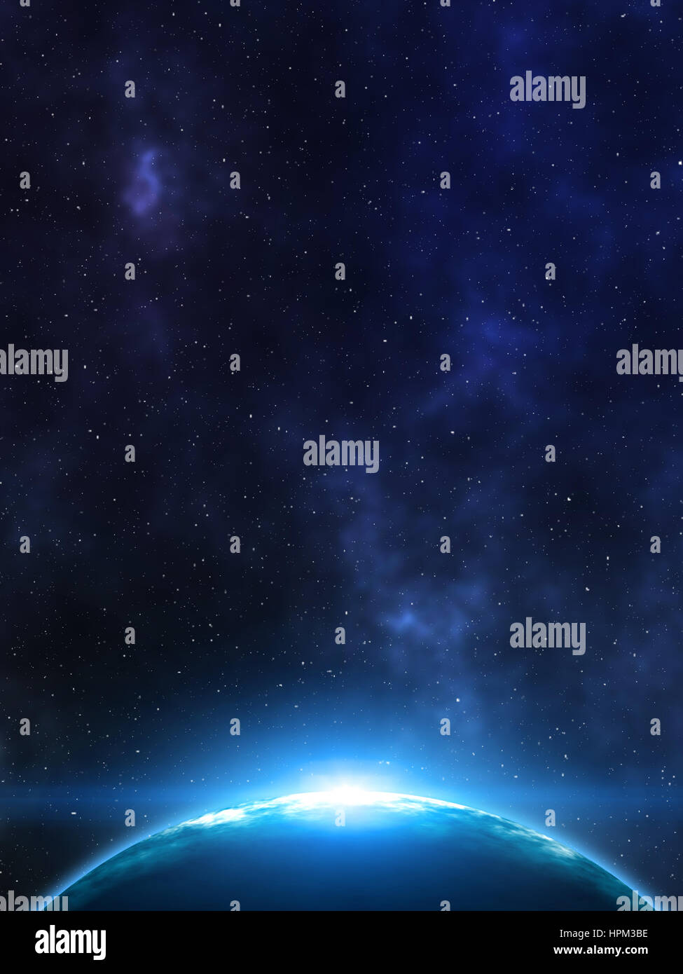 Space background. 3D rendering Stock Photo - Alamy