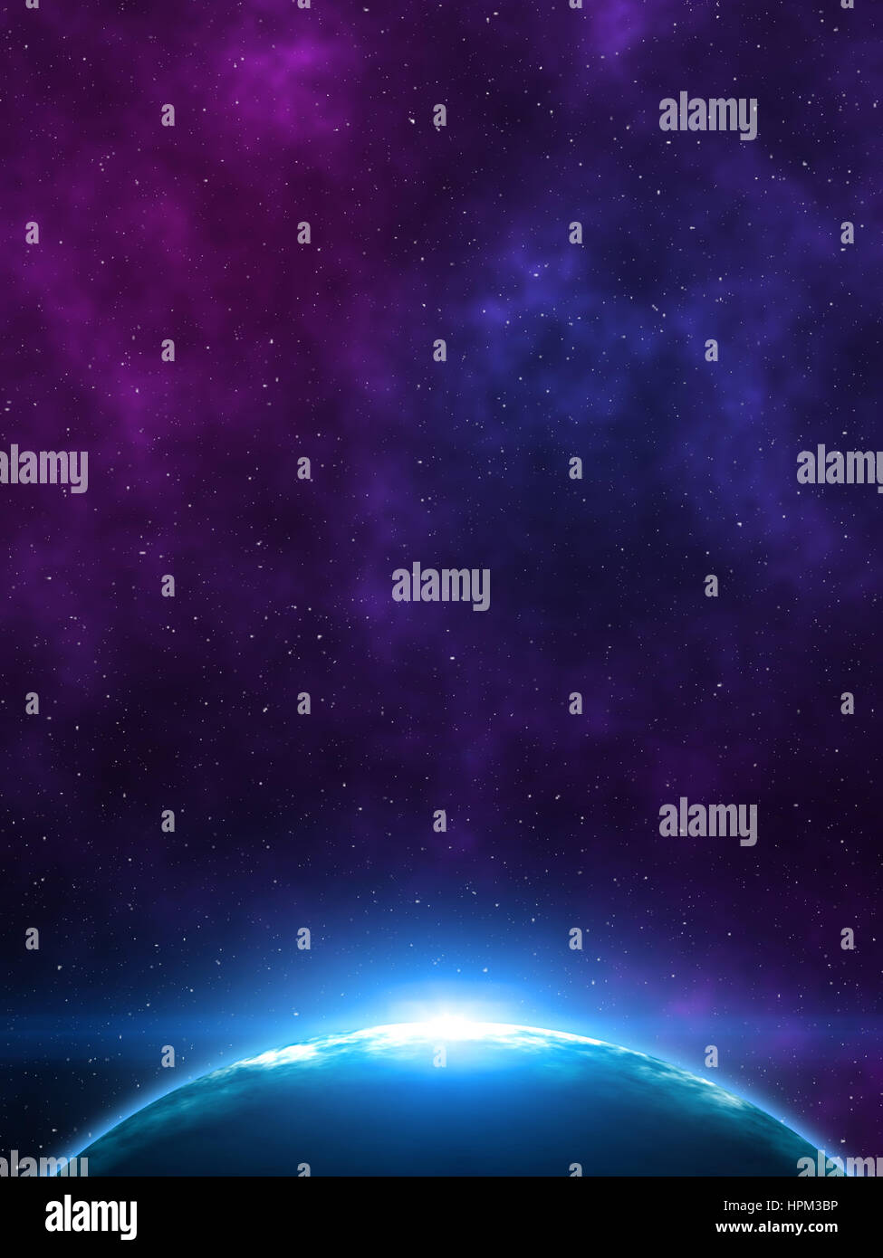 Space background. 3D rendering Stock Photo - Alamy