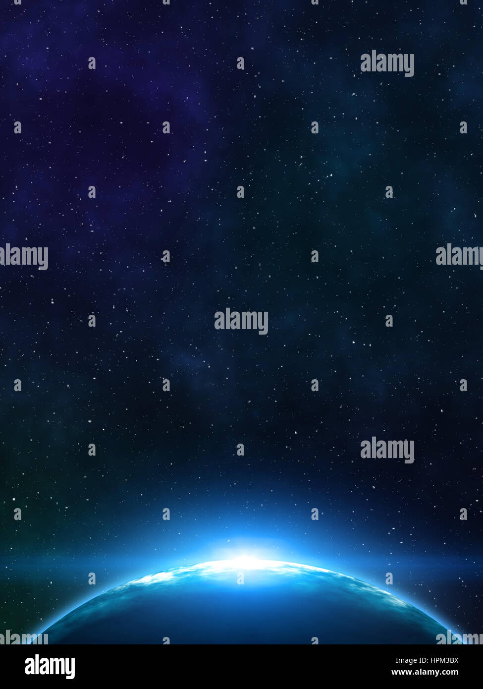 Space background. 3D rendering Stock Photo - Alamy