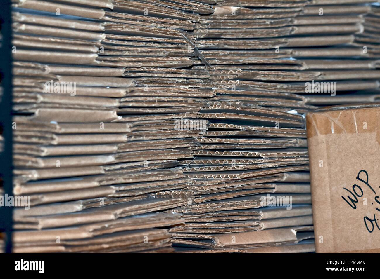 Stack of cardboard boxes Stock Photo - Alamy