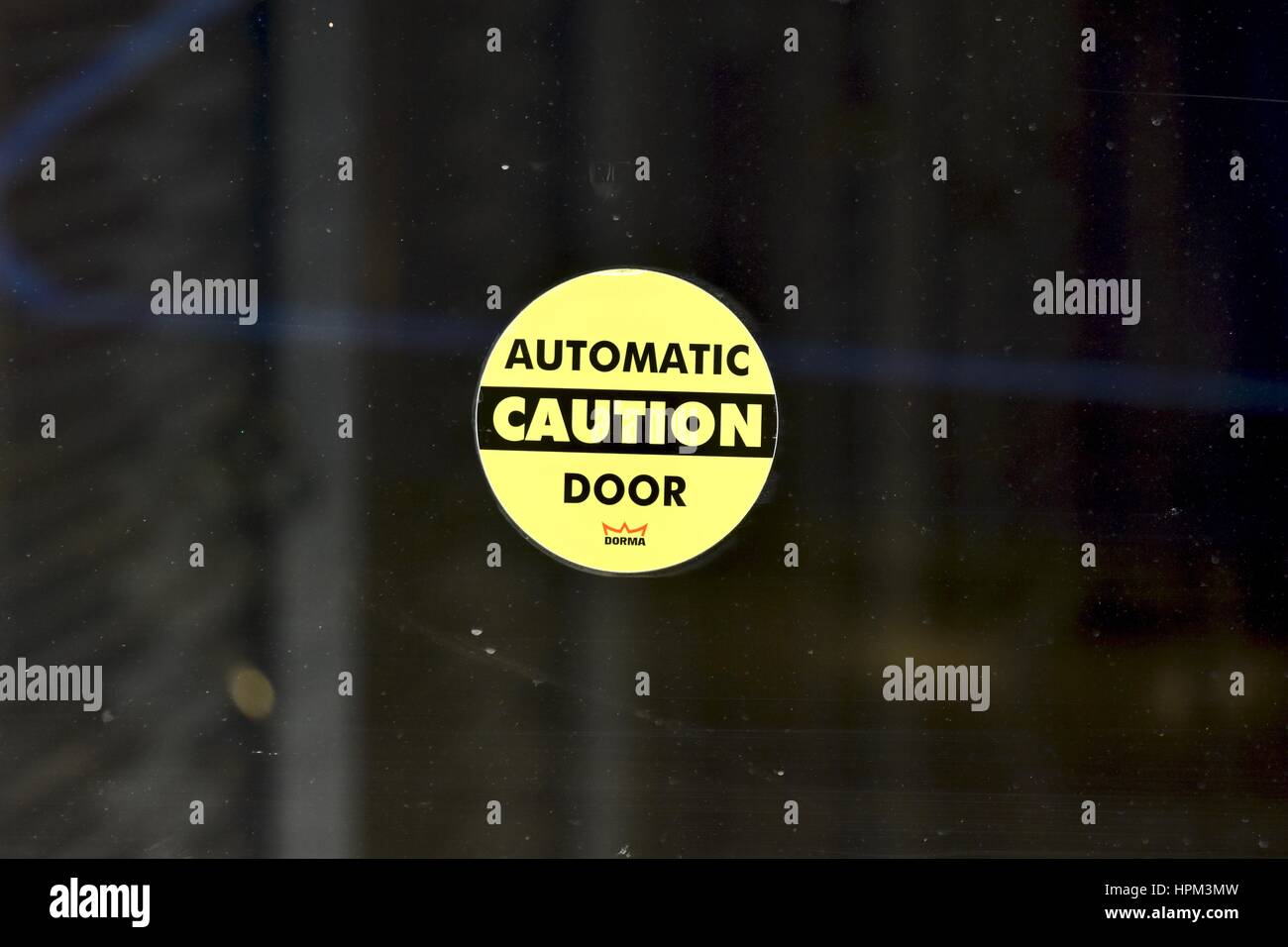 Automatic Door Sign, auto sign