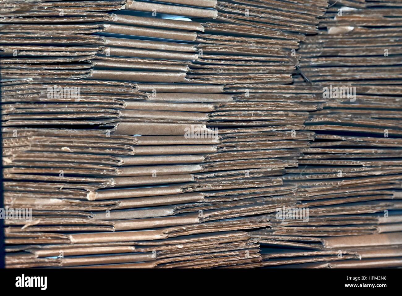 Stack of cardboard boxes Stock Photo - Alamy