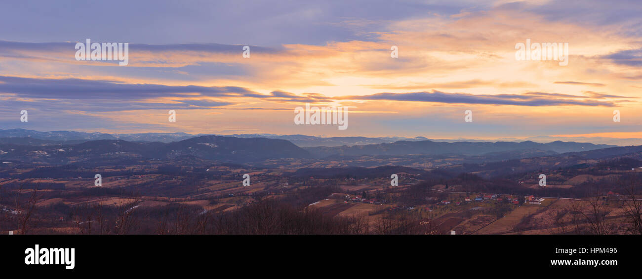 Autumn rural landscape serbia hi-res stock photography and images - Alamy