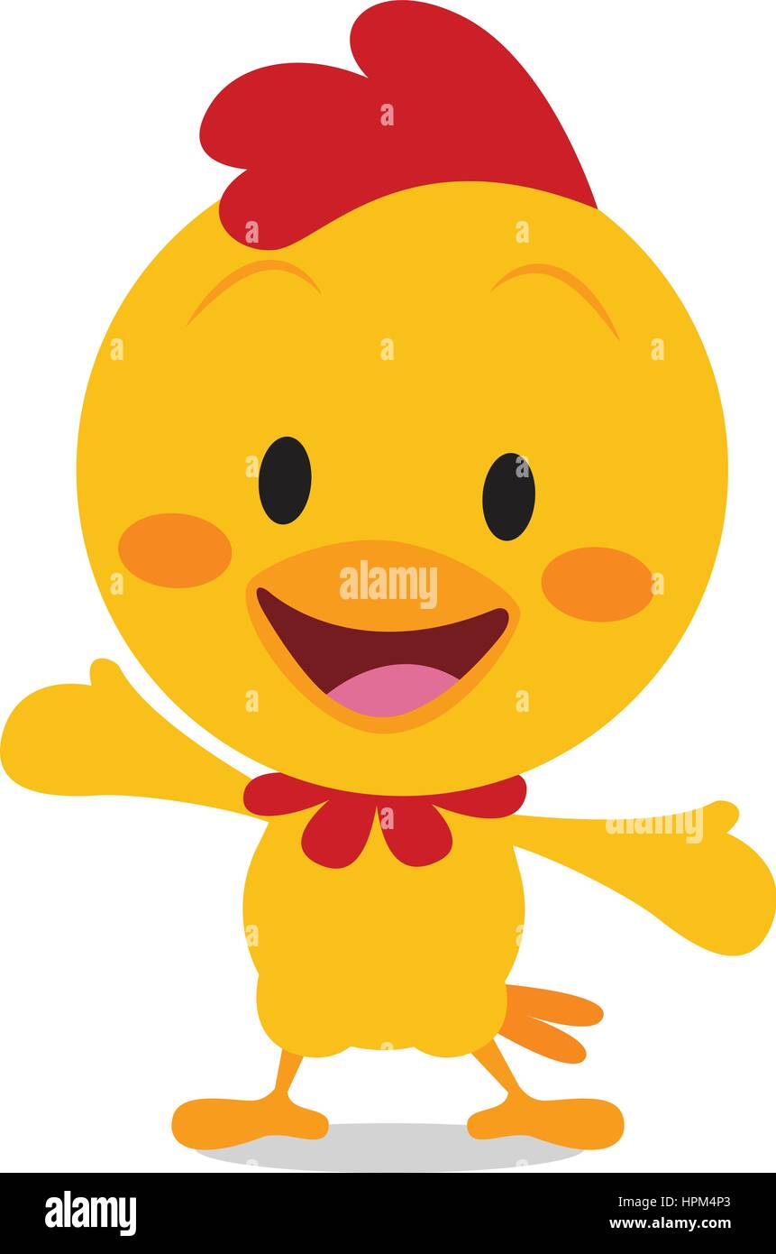 Happy chick vector art hi-res stock photography and images - Alamy