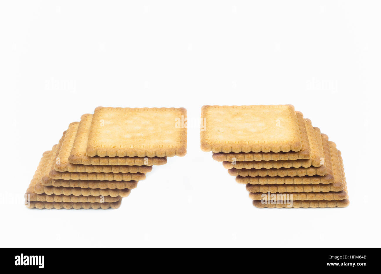 Cookies isolated on a white background Stock Photo - Alamy