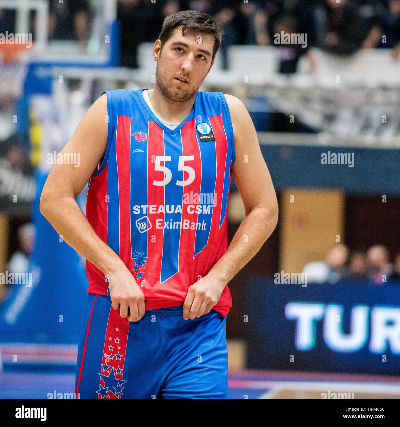 November 11, 2015: Ionut Dragusin #55 of Steaua CSM EximBank Bucharest ...