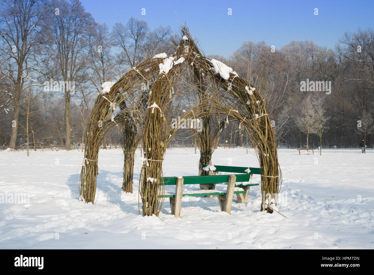 Frosty garden hedge hi-res stock photography and images - Alamy