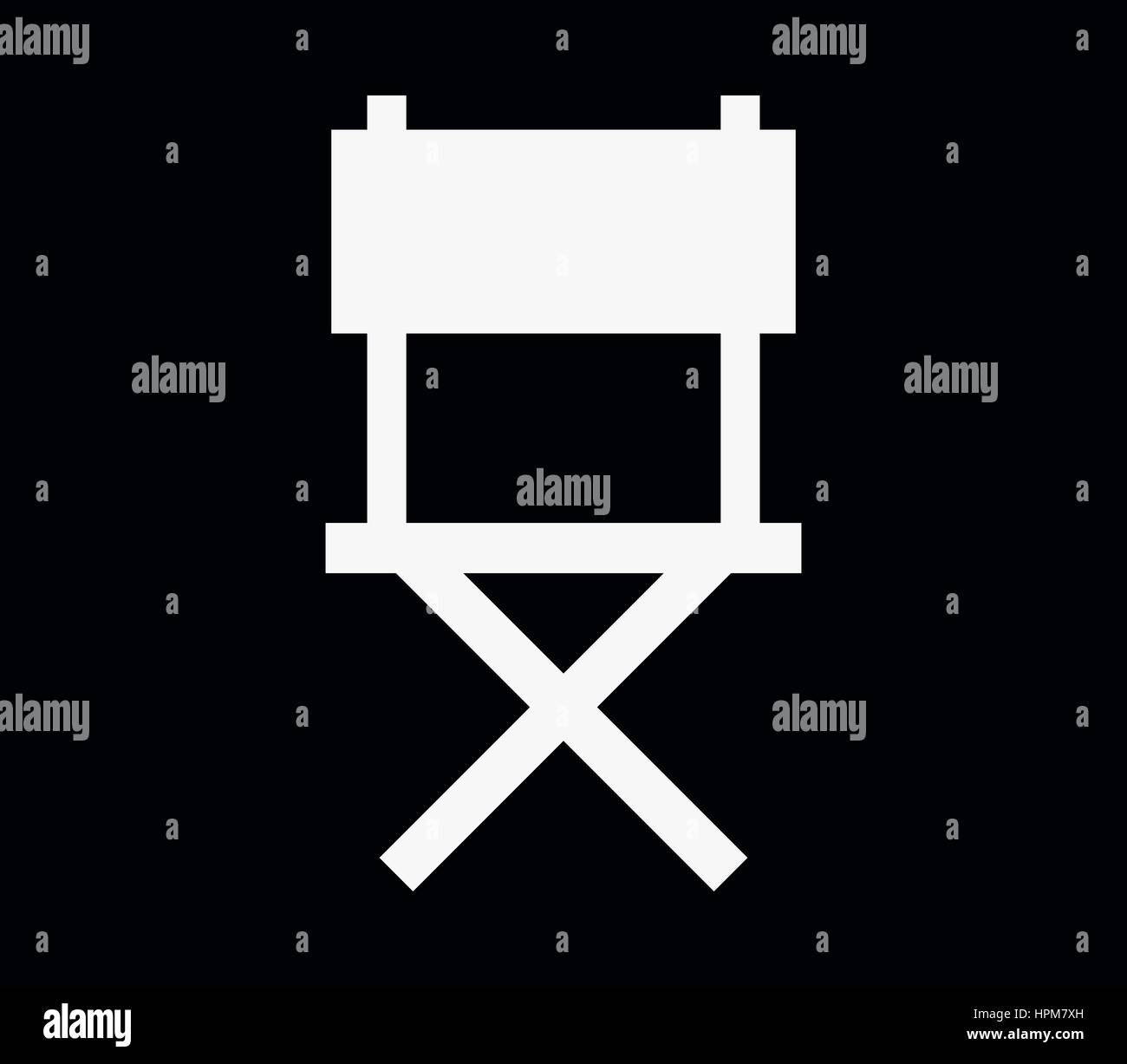 Director chair icon Stock Vector Image & Art - Alamy